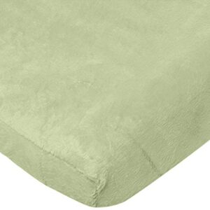 Summer Ultra Plush Changing Pad Cover, Sage