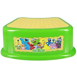 sesame street step stool, 14.25x9.75x5.25 inch (pack of 1)