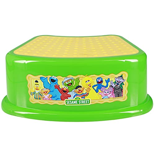 Sesame Street Step Stool, 14.25x9.75x5.25 Inch (Pack of 1)