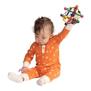 Manhattan Toy Skwish Classic Rattle and Teether Grasping Activity Toy