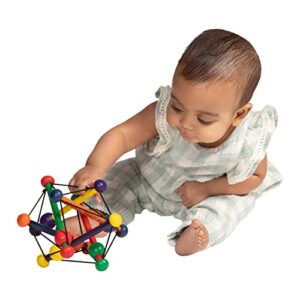 Manhattan Toy Skwish Classic Rattle and Teether Grasping Activity Toy