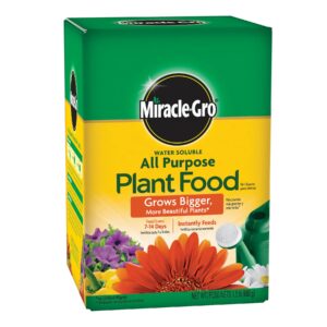 miracle-gro water soluble all purpose plant food, 1.5 lbs.