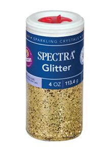 spectra arts & crafts glitter, gold, 4 oz, 1 jar