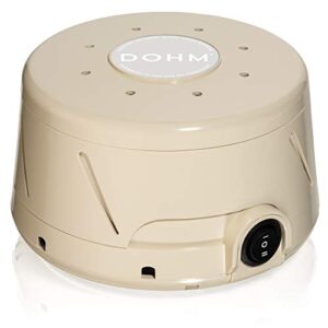 yogasleep dohm classic (tan) the original white noise machine, soothing natural sound from a real fan, noise cancelling for office privacy, travel & meditation, sleep therapy for adults & baby