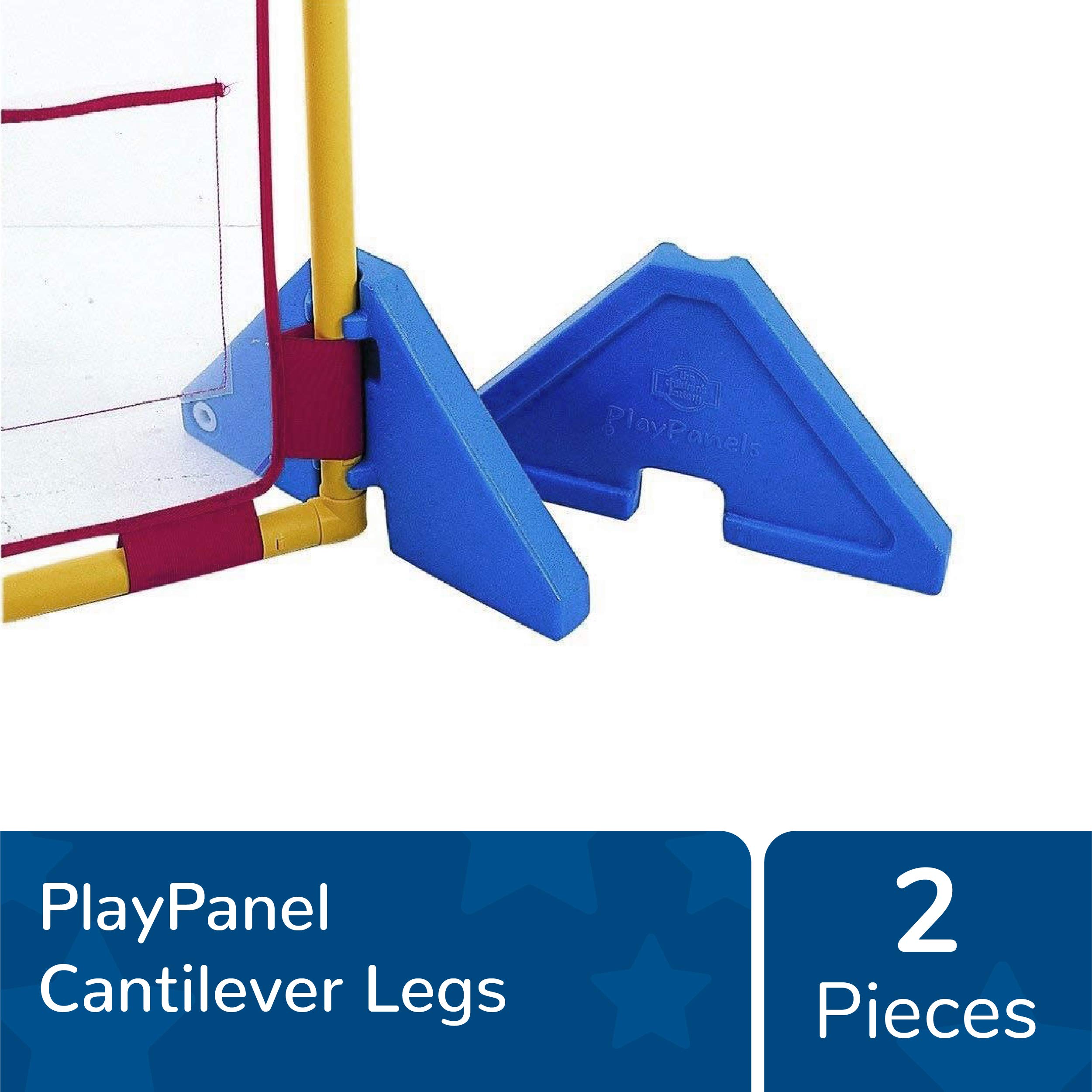 Children's Factory - CF900-903 Replacement Cantilever Support Legs, Plastic Support Feet Compatible with PlayPanel Room Diveiders (PlayPanels Sold Separately), Blue