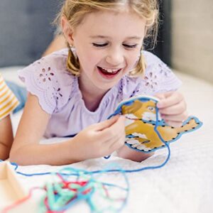 Melissa & Doug Lace and Trace Activity Set: Pets - 5 Wooden Panels and 5 Matching Laces - Lacing Toys For Toddlers, Fine Motor Skills Threading Cards For Preschoolers And Kids Ages 3+