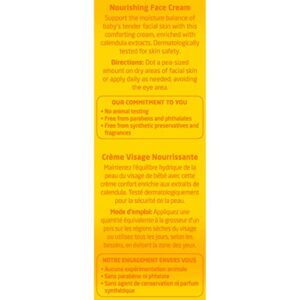 Weleda Baby Calendula Nourishing Face Cream, 1.7 Fluid Ounce, Plant Rich Moisturizer with Calendula and Lanolin