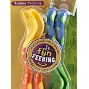 Nuby Spoons and Forks , Colors May Vary, 4 Count