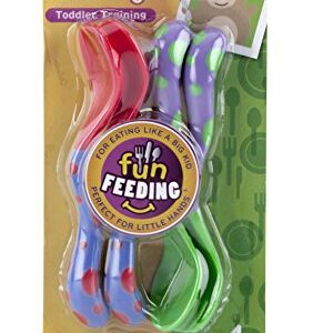 Nuby Spoons and Forks , Colors May Vary, 4 Count