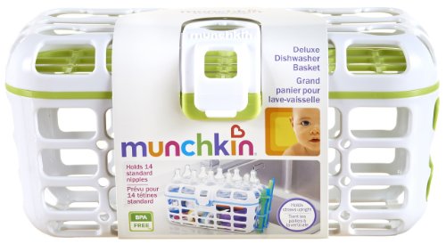 Munchkin Deluxe Dishwasher Basket, Colors May Vary