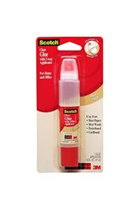 scotch clear glue in 2-way applicator, 1.6 oz, photo safe and non-toxic (6050)