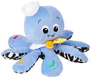 baby einstein octoplush musical octopus stuffed animal plush toy, age 3 month+, blue, 11"