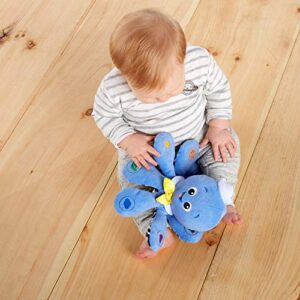 Baby Einstein Octoplush Musical Octopus Stuffed Animal Plush Toy, Age 3 Month+, Blue, 11"