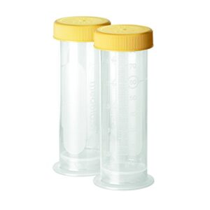 medela breast milk storage bottles, 2.7 ounce containers, leak proof lids, breastmilk freezer or refrigerator storage, made without bpa , 12 count (pack of 1 )