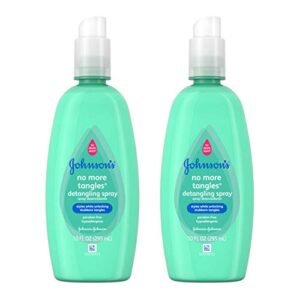 johnson's no more tangles spray detangler, 10 ounce (pack of 2)