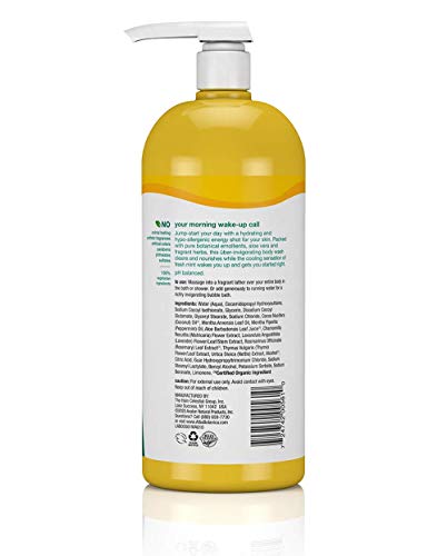 Alba Botanica Very Emollient Bath & Shower Gel, Sparkling Mint, 32 Oz (Packaging May Vary)