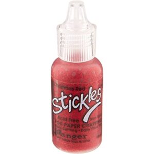 stickles glitter glue .5oz, christmas red