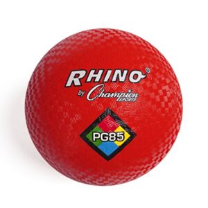 Champion Sports Playground Ball (Red, 8.5-Inch)