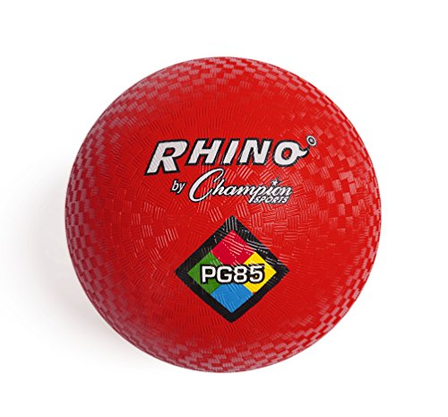 Champion Sports Playground Ball (Red, 8.5-Inch)