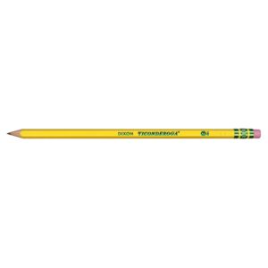 Ticonderoga Wood-Cased Pencils, Unsharpened, 2 HB Soft, Yellow, 12 Count