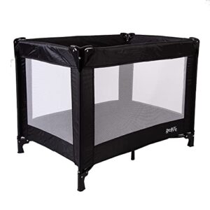 Red Kite Sleep Tight Travel Cot - Jet Black