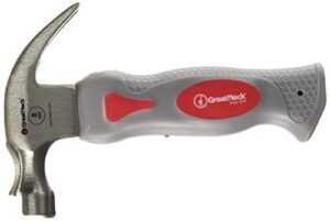 greatneck 79001 mini claw hammer 8 oz, mini hammer for at-home repairs, tack hammer, small hammer for picture hanging, crafts, and more