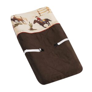 wild west cowboy western horse baby boys changing pad cover by sweet jojo designs