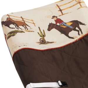 Wild West Cowboy Western Horse Baby Boys Changing Pad Cover by Sweet Jojo Designs