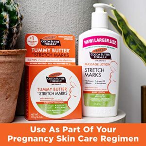 Palmer's Cocoa Butter Formula Tummy Butter Balm for Stretch Marks and Pregnancy Skin Care, 4.4 Ounces (Pack of 3)