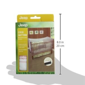 Jeep Crib Universal Size Crib Mosquito Net, White