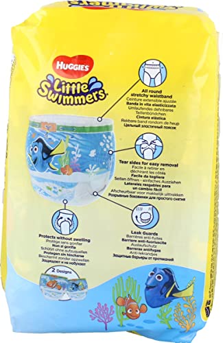 Huggies Little Swimmers Disposable Swim Diapers, Small, 12-Count - Pink/Blue