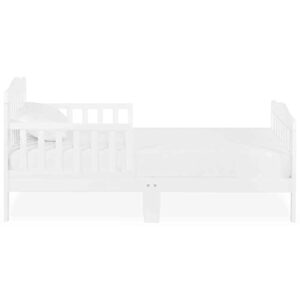 Dream On Me Classic Design Toddler Bed in White, Greenguard Gold Certified