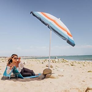 ONIVA - a Picnic Time brand Beachcomber Portable Beach Mat, Soft Beach Lounger, Backpack Beach Chair & Tote