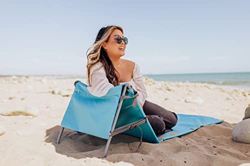 ONIVA - a Picnic Time brand Beachcomber Portable Beach Mat, Soft Beach Lounger, Backpack Beach Chair & Tote