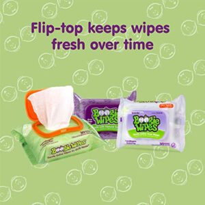 Boogie Wipes Gentle Wet Wipes for Baby and Kids, Face, Hand, Body & Nose, HSA/FSA Eligible, Made with Vitamin E, Aloe, Chamomile and Natural Saline, Fresh Scent, 90 Count