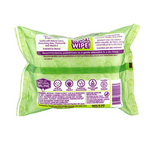 Boogie Wipes Gentle Wet Wipes for Baby and Kids, Face, Hand, Body & Nose, HSA/FSA Eligible, Made with Vitamin E, Aloe, Chamomile and Natural Saline, Fresh Scent, 90 Count