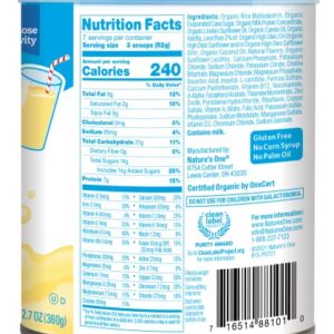 PediaSmart Dairy Vanilla Complete Nutrition Beverage Powder Mix, 12.7 Oz (Pack of 1) | | USDA Organic | Clean Label Project Verified