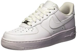 nike women's air force 1 '07, 112-white / white, 9