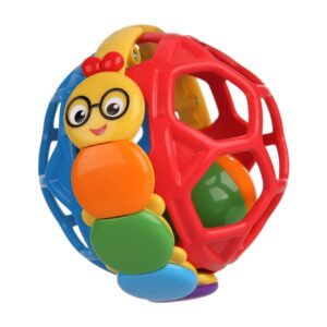 baby einstein bendy ball rattle toy, ages 3 months +