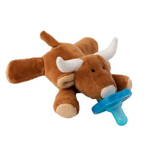 wubbanub infant pacifier - longhorn bull