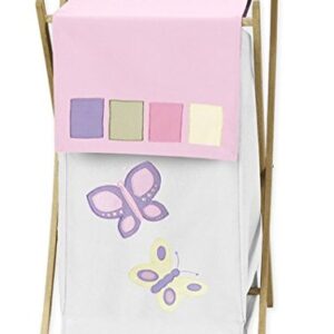 Kids Laundry Hamper for The Pink and Purple Butterfly Collection by Sweet Jojo Designs