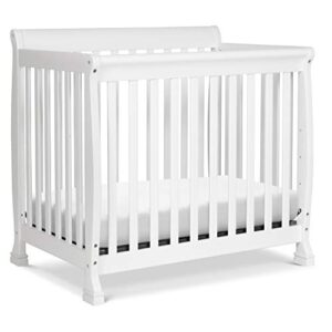 davinci kalani 4-in-1 convertible mini crib in white | greenguard gold certified