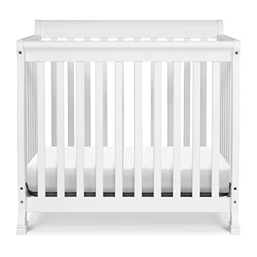 DaVinci Kalani 4-in-1 Convertible Mini Crib in White | Greenguard Gold Certified