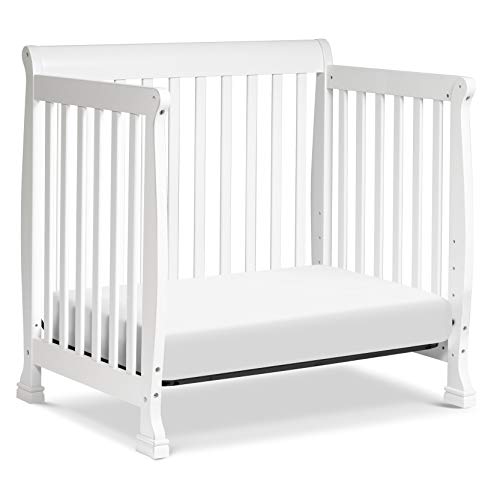 DaVinci Kalani 4-in-1 Convertible Mini Crib in White | Greenguard Gold Certified