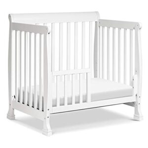 DaVinci Kalani 4-in-1 Convertible Mini Crib in White | Greenguard Gold Certified