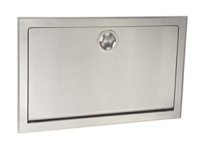 koala kare kb110-ssre horizontal recessed baby changing station, stainless steel