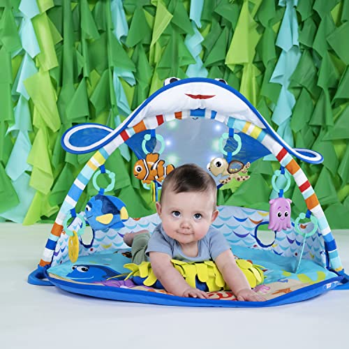 Bright Starts Disney Baby Finding Nemo Mr. Ray Ocean Lights & Music Gym, Ages Newborn +