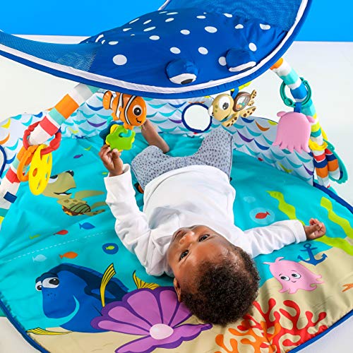 Bright Starts Disney Baby Finding Nemo Mr. Ray Ocean Lights & Music Gym, Ages Newborn +