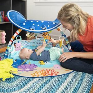 Bright Starts Disney Baby Finding Nemo Mr. Ray Ocean Lights & Music Gym, Ages Newborn +