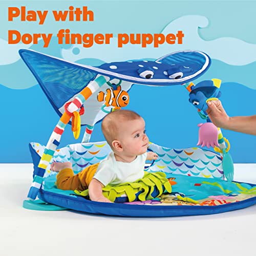 Bright Starts Disney Baby Finding Nemo Mr. Ray Ocean Lights & Music Gym, Ages Newborn +